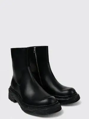 Camper Leather Ankle Boots - Black