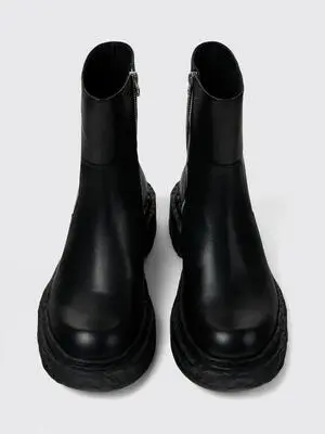 Camper Leather Ankle Boots - Black