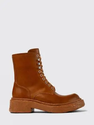 Camper Combat Boot - Brown