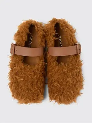 Camper Buckled Mary Jane Shoes - Brown