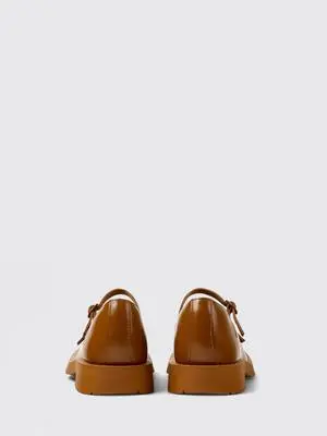 Camper Mary Jane Flat Loafers - Brown