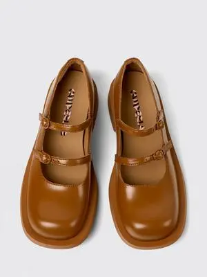 Camper Mary Jane Flat Loafers - Brown