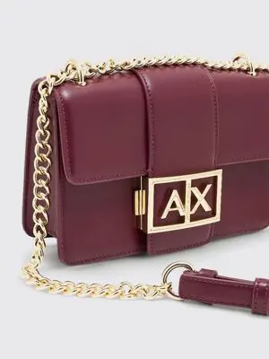 Armani Exchange Crossbody Bag - Burgundy