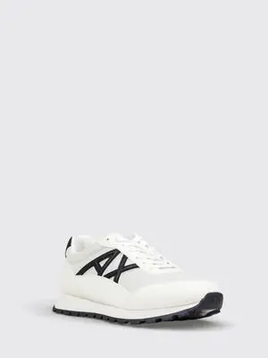 Armani Exchange Lace Up Sneakers - White