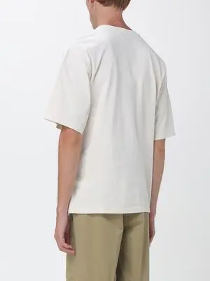 DIESEL® Crewneck Cotton T-shirt With Dust-effect Oval D Logo