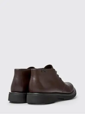 Camper Lace-up Ankle Boots - Brown