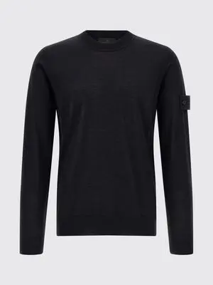 Stone Island Virgin Wool Jumper - Black