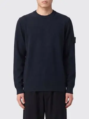 Stone Island Virgin Wool Jumper - Blue