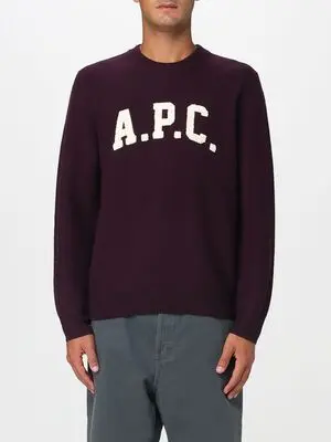 A.p.c. Pullover Sweater - Burgundy