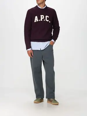 A.p.c. Pullover Sweater - Burgundy