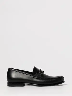 FERRAGAMO Loafers With Horsebit Detail - Black