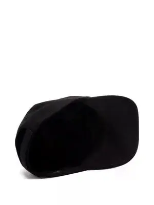 Fendi Logo-embroidered Cap - Black