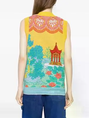 PENULTIMATE Graphic-print Vest