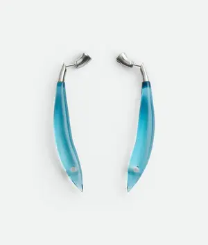 BOTTEGA  VENETA Sardine Earrings - Ice
