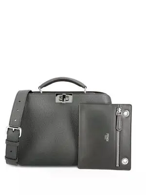 Fendi Small Peekaboo Iseeu Tote Bag - Grey