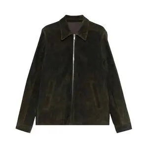 Rick Owens Suede Brad Jacket