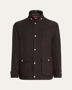 Brunello Cucinelli Cashmere-blend Full-zip Jacket
