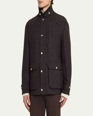 Brunello Cucinelli Cashmere-blend Full-zip Jacket