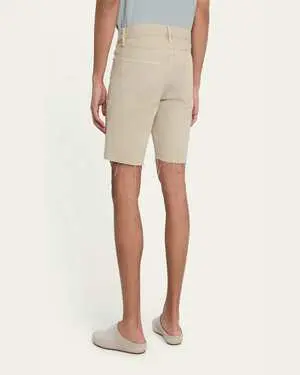 FRAME Relaxed Raw Hem Shorts