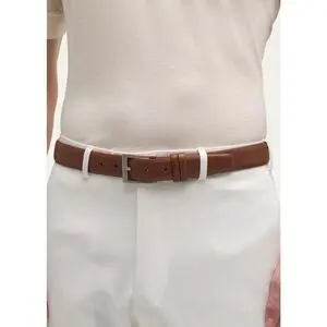 W.KLEINBERG Semi-matte Calf Leather Belt