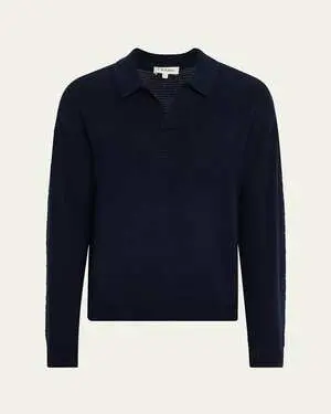 FRAME Knit Johnny Collar Sweater
