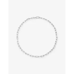 Monica Vinader Alta Mini Sterling- Chain Necklace - Silver