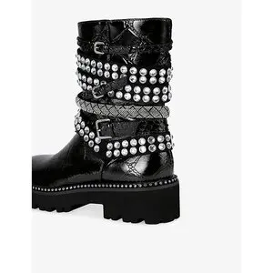 Kurt Geiger Multi-strap Leather Ankle Boots