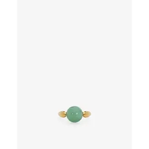 Monica Vinader Kate Young Aventurine Gemstone Ring - Green