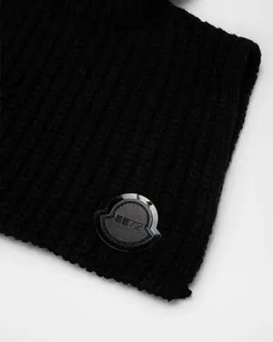 Moncler X Ee72 Edward Enninful Wool Balaclava - Black