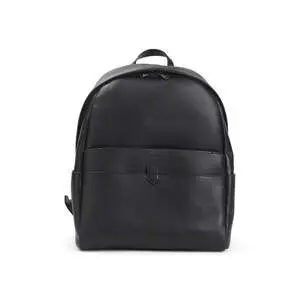 Canali Leather Backpack - Black