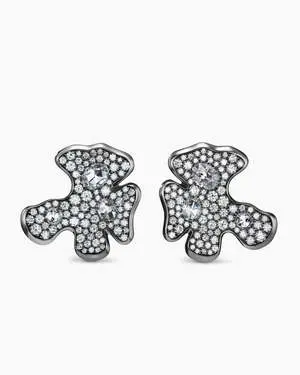 David Yurman Petals Stud Earrings - Diamond