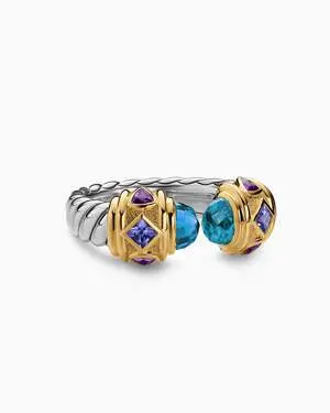 David Yurman Renaissance Color Ring - Hampton Blue Topaz