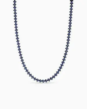 David Yurman Armory Chain Necklace - Sapphire