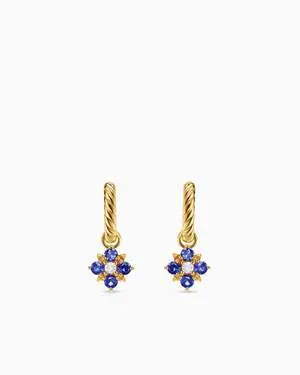 David Yurman Petite Modern Renaissance Color Drop Earrings - Sapphire