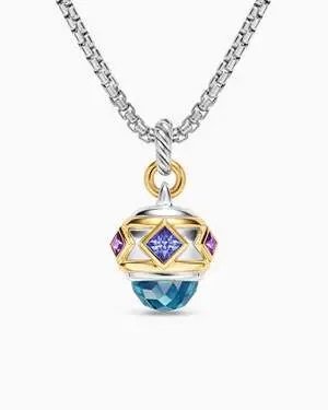 David Yurman Renaissance Amulet - Hampton Blue Topaz