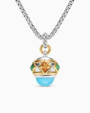 David Yurman Renaissance Amulet - Reconstituted Turquoise