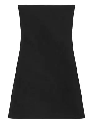 COURREGES Embroidered Strapless Mini Dress