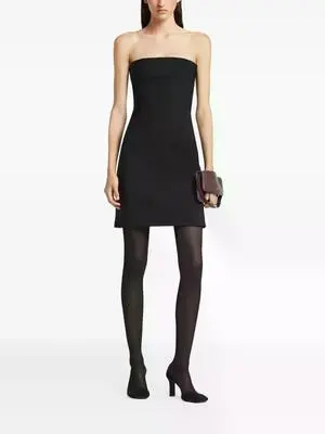 COURREGES Embroidered Strapless Mini Dress