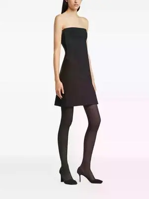 COURREGES Embroidered Strapless Mini Dress