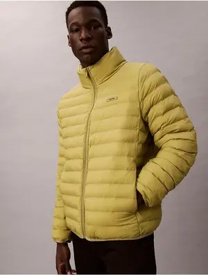 Calvin Klein Nylon Puffer Jacket - Cedar