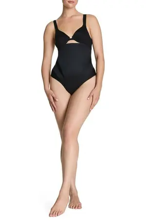 Spanx High Waist Thong - Very Black