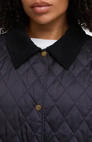 Barbour Annandale Quilted Barn Jacket - Navy