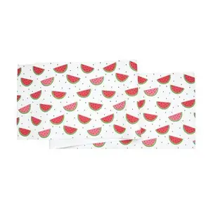 C&F HOME Watermelon Whimsy Table Runner 14" X 72 - Red