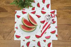 C&F HOME Watermelon Whimsy Table Runner 14" X 72