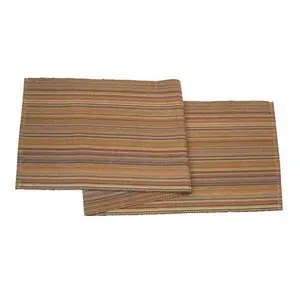 C&F HOME Cedar Stripes Table Runner 13" X 72 - Brown