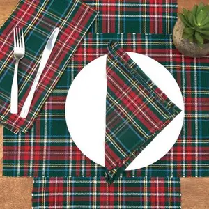 C&F HOME Weston Plaid Placemats Set 6