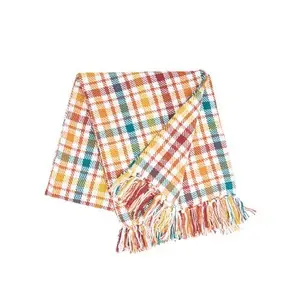 C&F HOME Fall Plaid Throws - Yellow