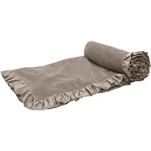 ELISABETH YORK Ishana Fawn Accent Throw Blanket - Brown