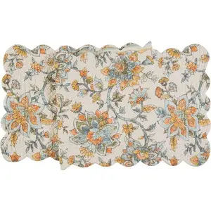 C&F HOME Ainsley Floral Dining Table Runner - Off-white