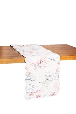 C&F HOME Nori Coral Dining Table Runner
